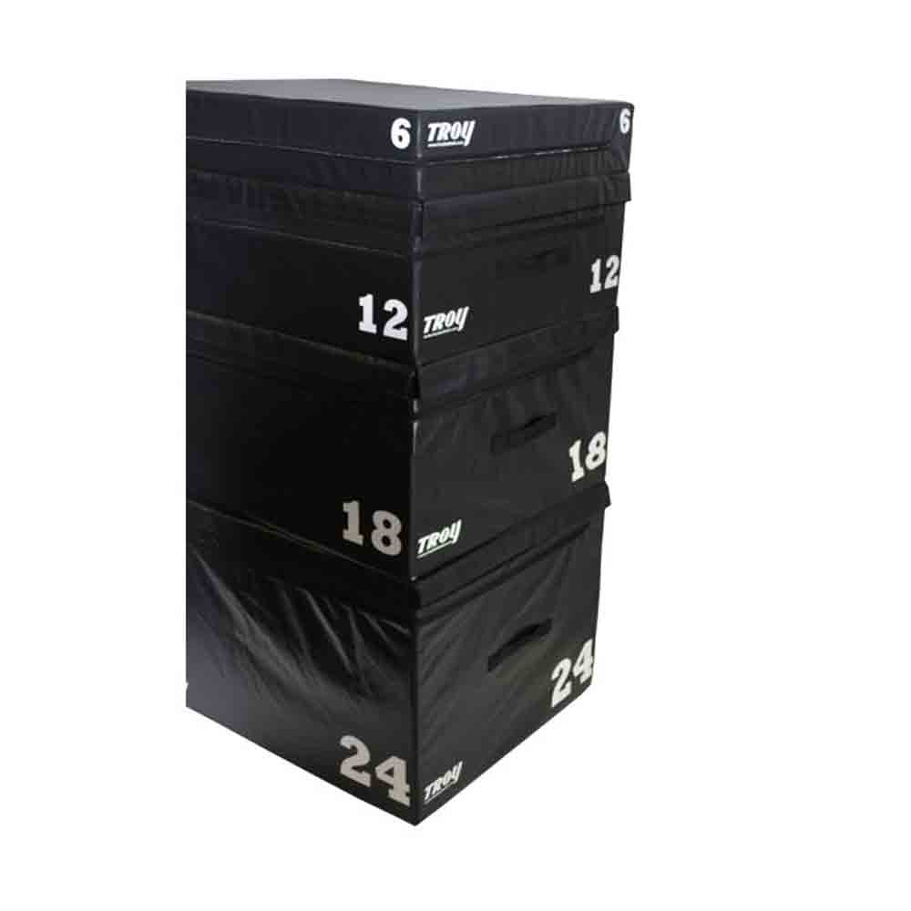 Troy 6" to 24" Stackable Plyo Boxes (4 Pack) – Gym Gear Direct