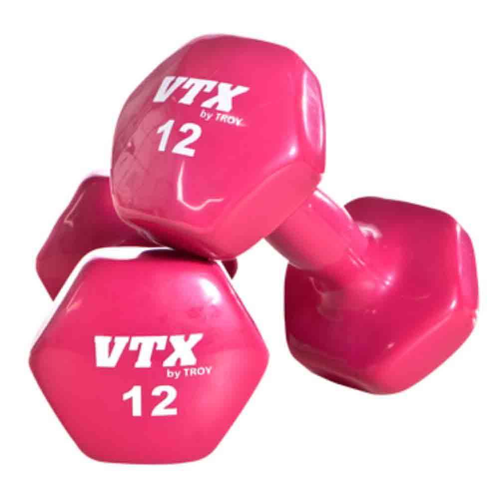VTX Aerobic Vinyl Dumbbell Set With Rack – Gym Gear Direct